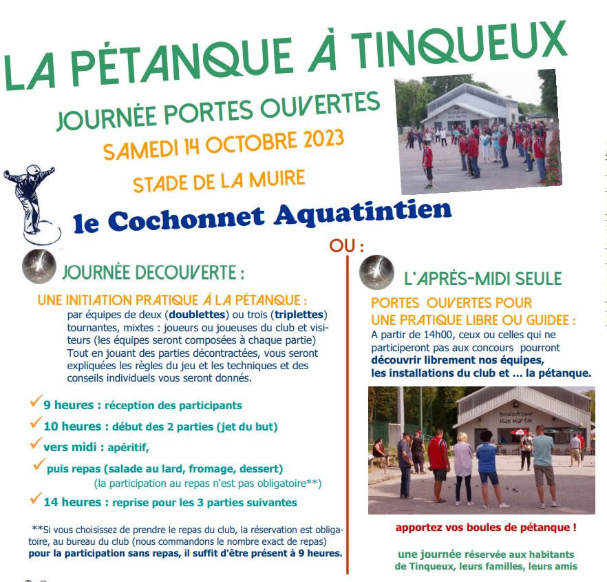 Le Cochonnet Aquatintien - site officiel